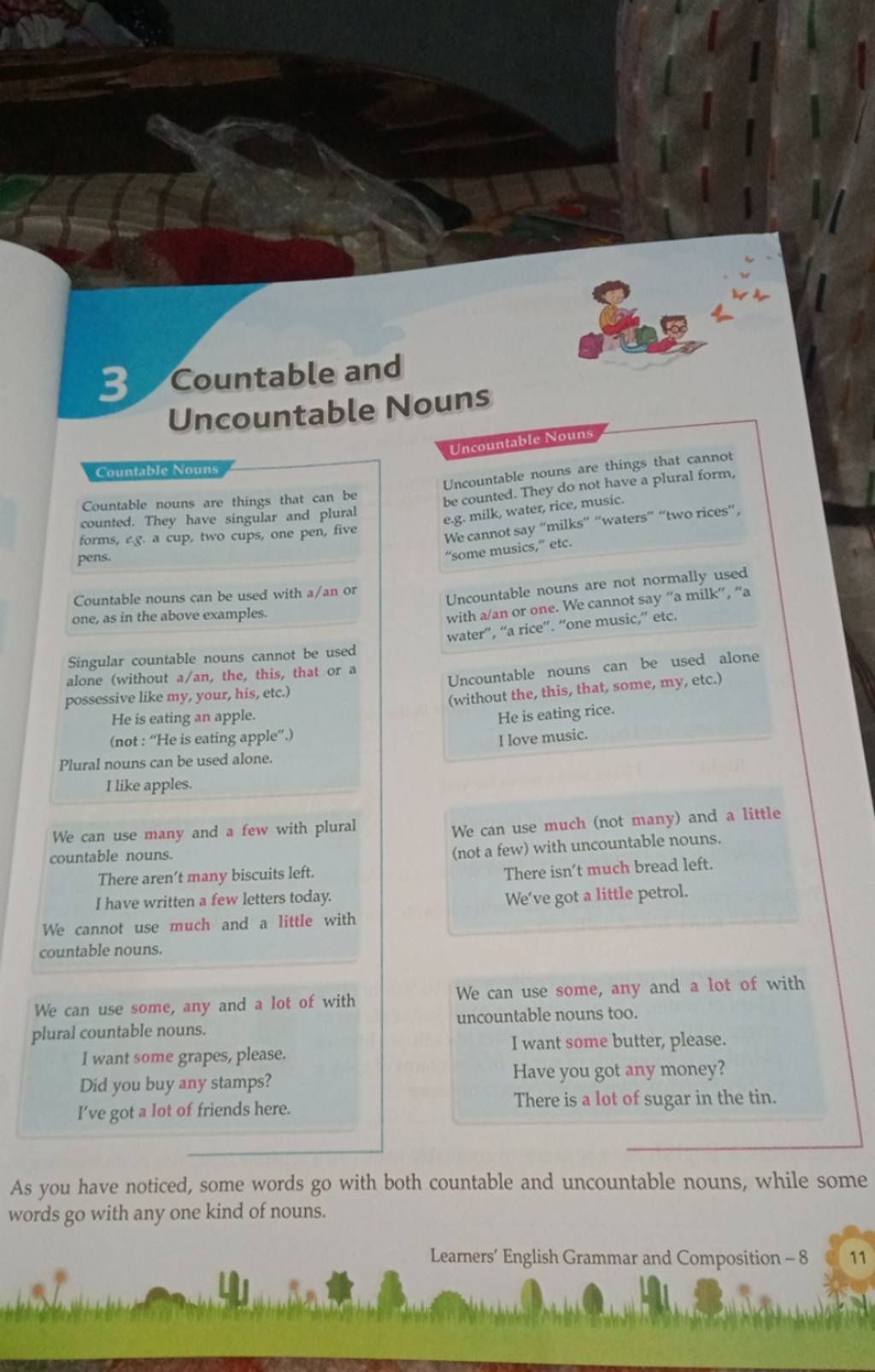 3 Countable and Uncountable Nouns Uncountable Nouns Countable Nouns Uncou..