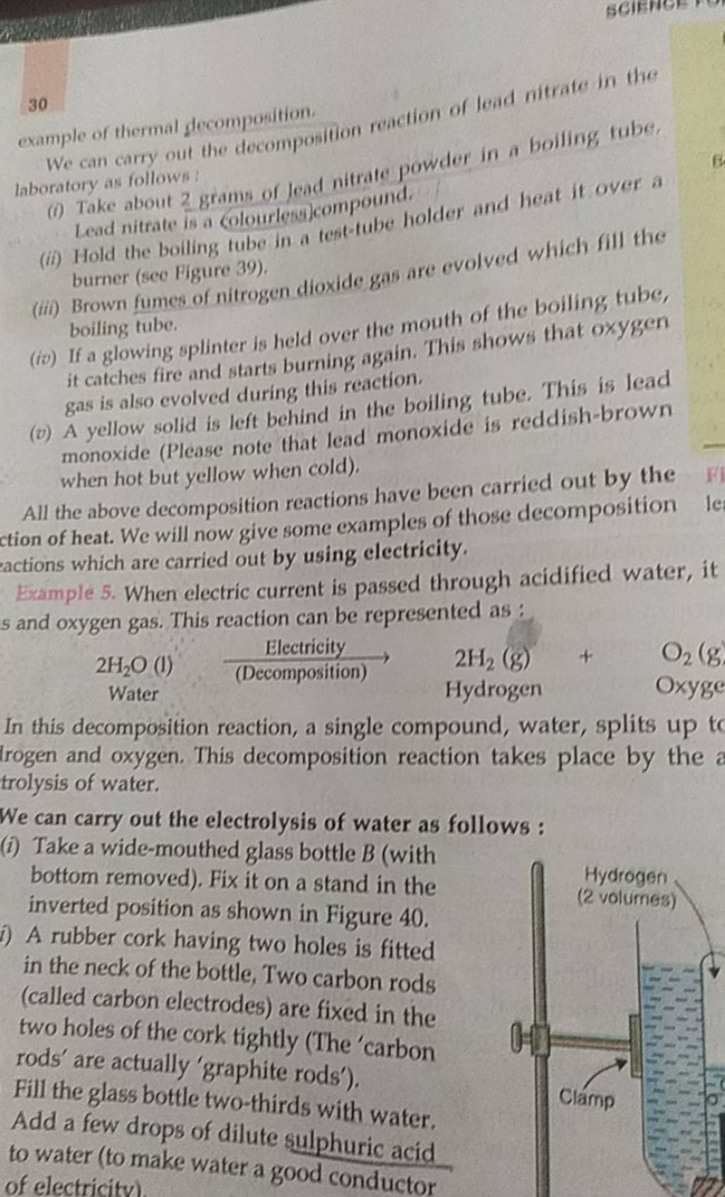 Thermal Decomposition Reaction