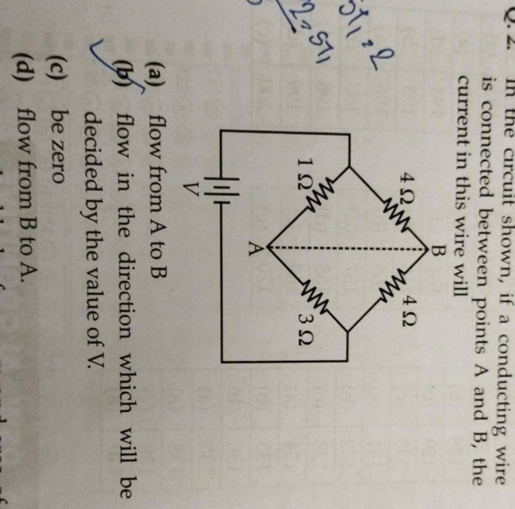 own, if a conducting wire current in this wire will | Filo