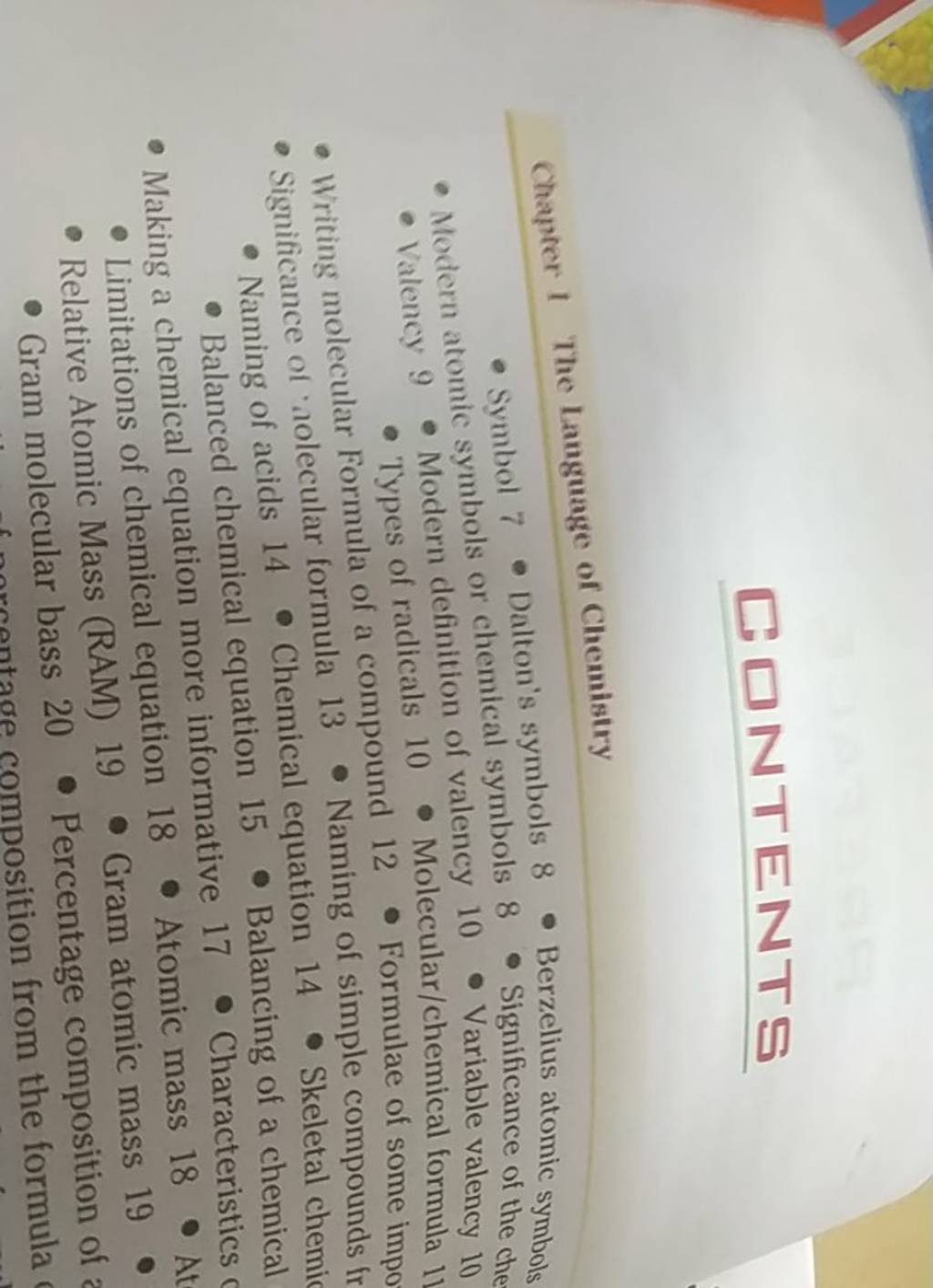 Chapter 1 The Language of Chemistry - Symbol 7 - Dalton's symbols 8 - Ber..