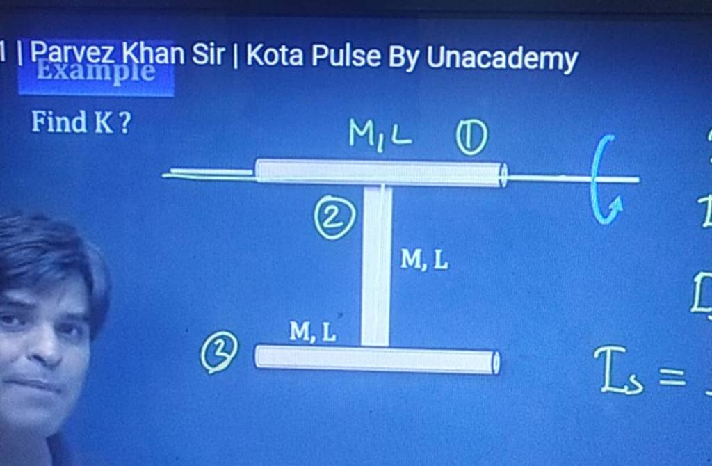 | Parvez Khan Sir | Kota Pulse By Unacademy Example Find K ? | Filo