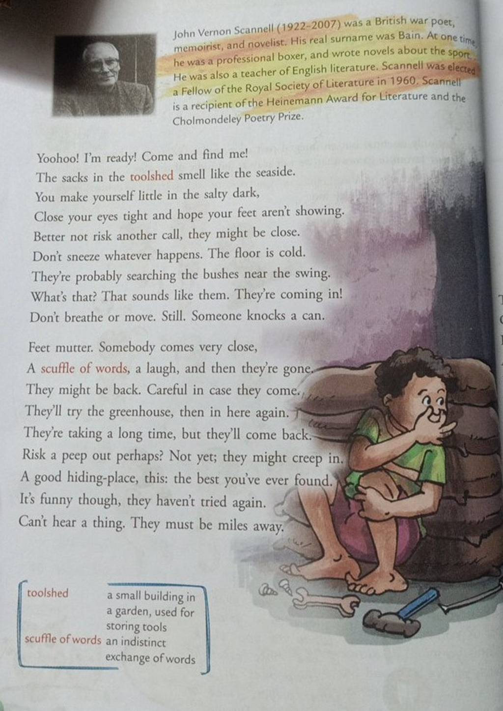 John Vernon Scannell (1922-2007) was a British war poet, memoirist, and n..