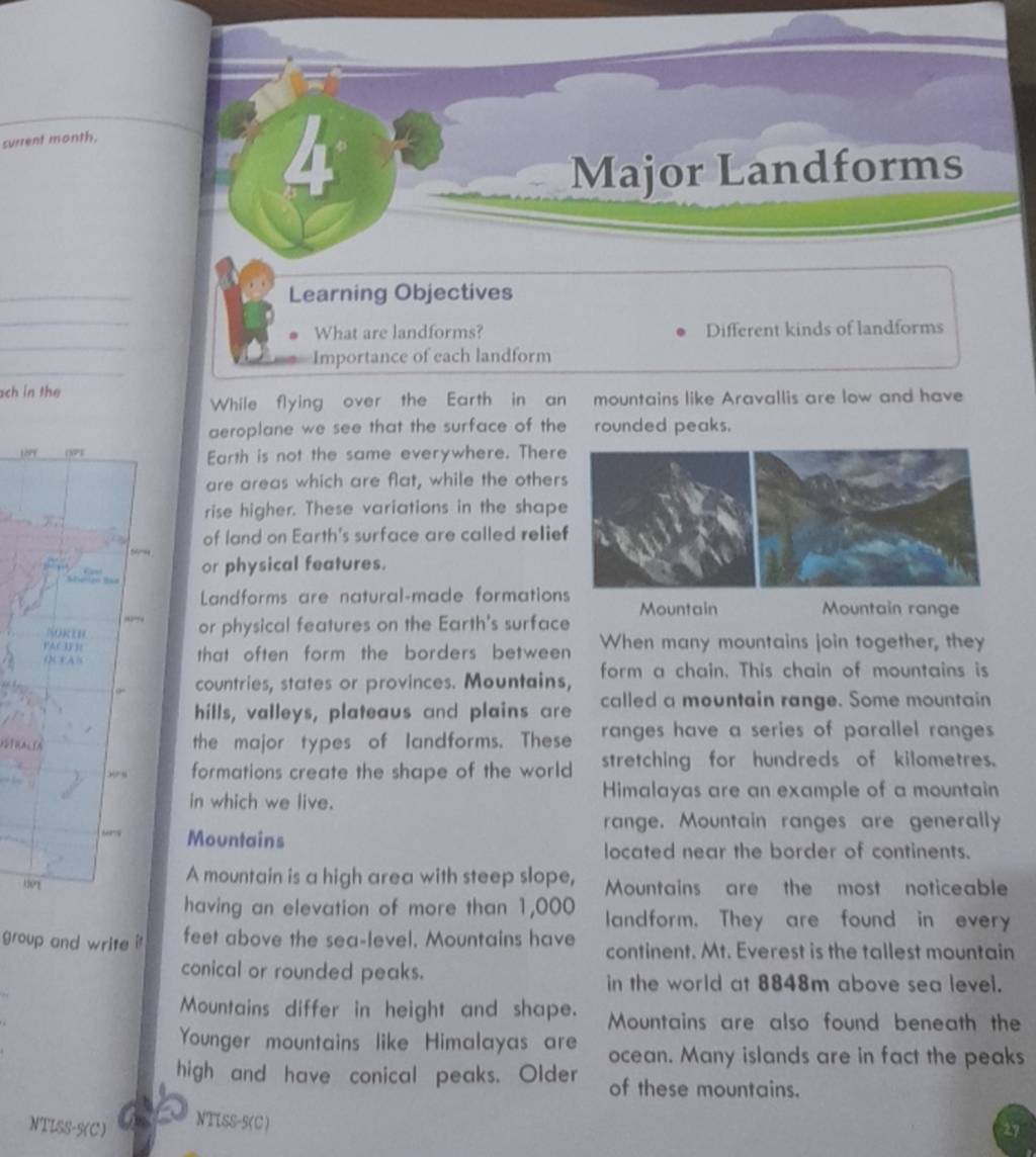 Major Landforms Learning Objectives - What are landforms? Importance of e..
