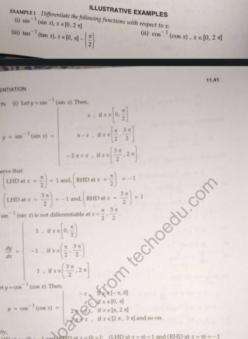 ILLUSTRATIVE EXAMPLES EXAMPLE 1 Differentiate the following functions wit.. ILLUSTRATIVE EXAMPLES EXAMPLE 1 Differentiate the following functions wit..