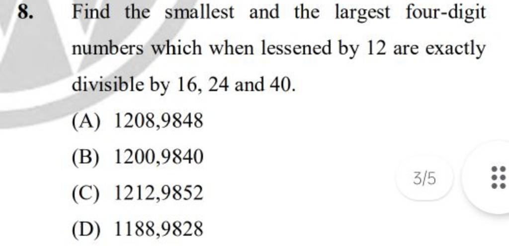 Find the smallest and the largest four-digit numbers which when lessened