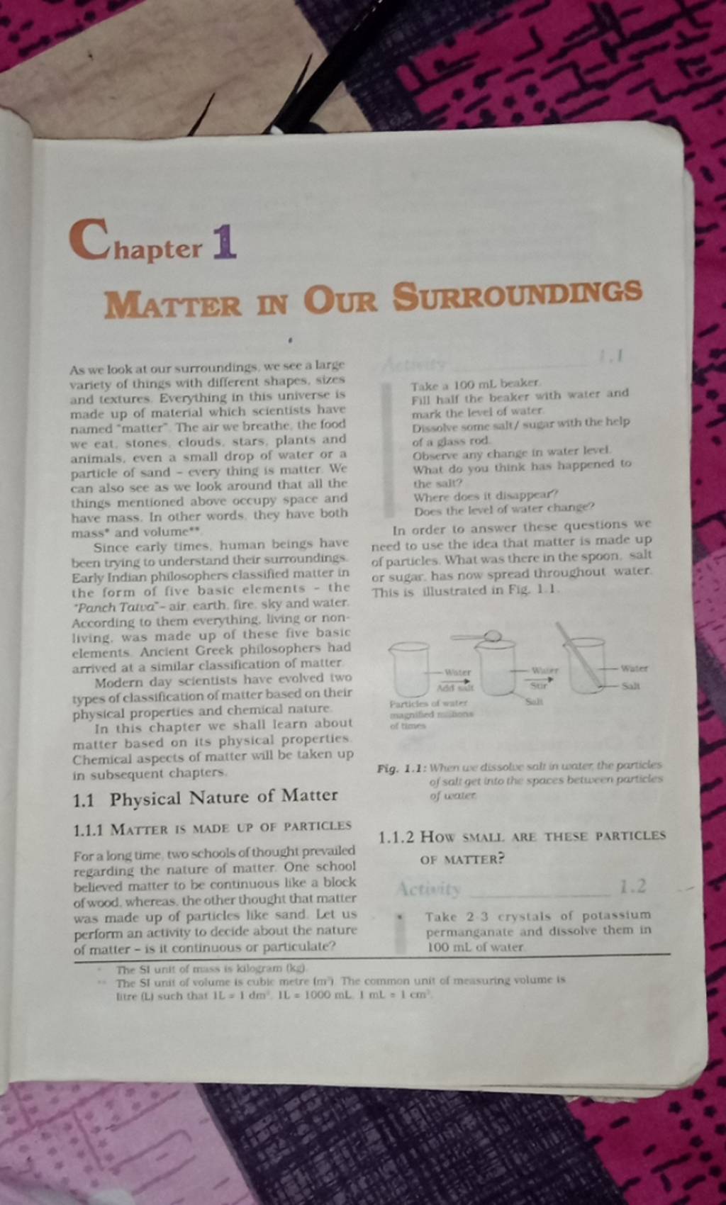 Chapter 1 Matter in Our Surroundings | Filo