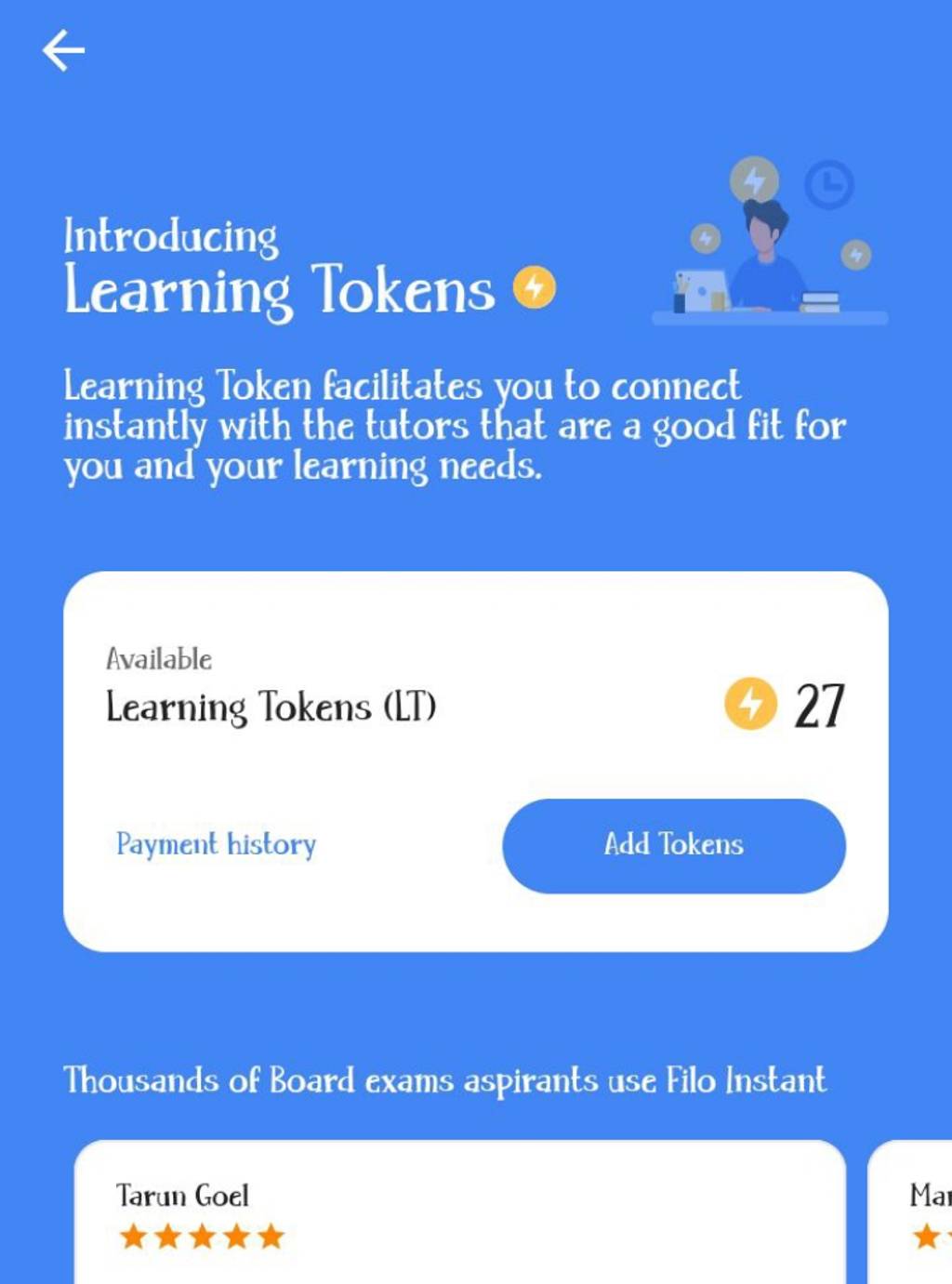 Introducing Learning Tokens Learning Token facilitates you to connect ins..