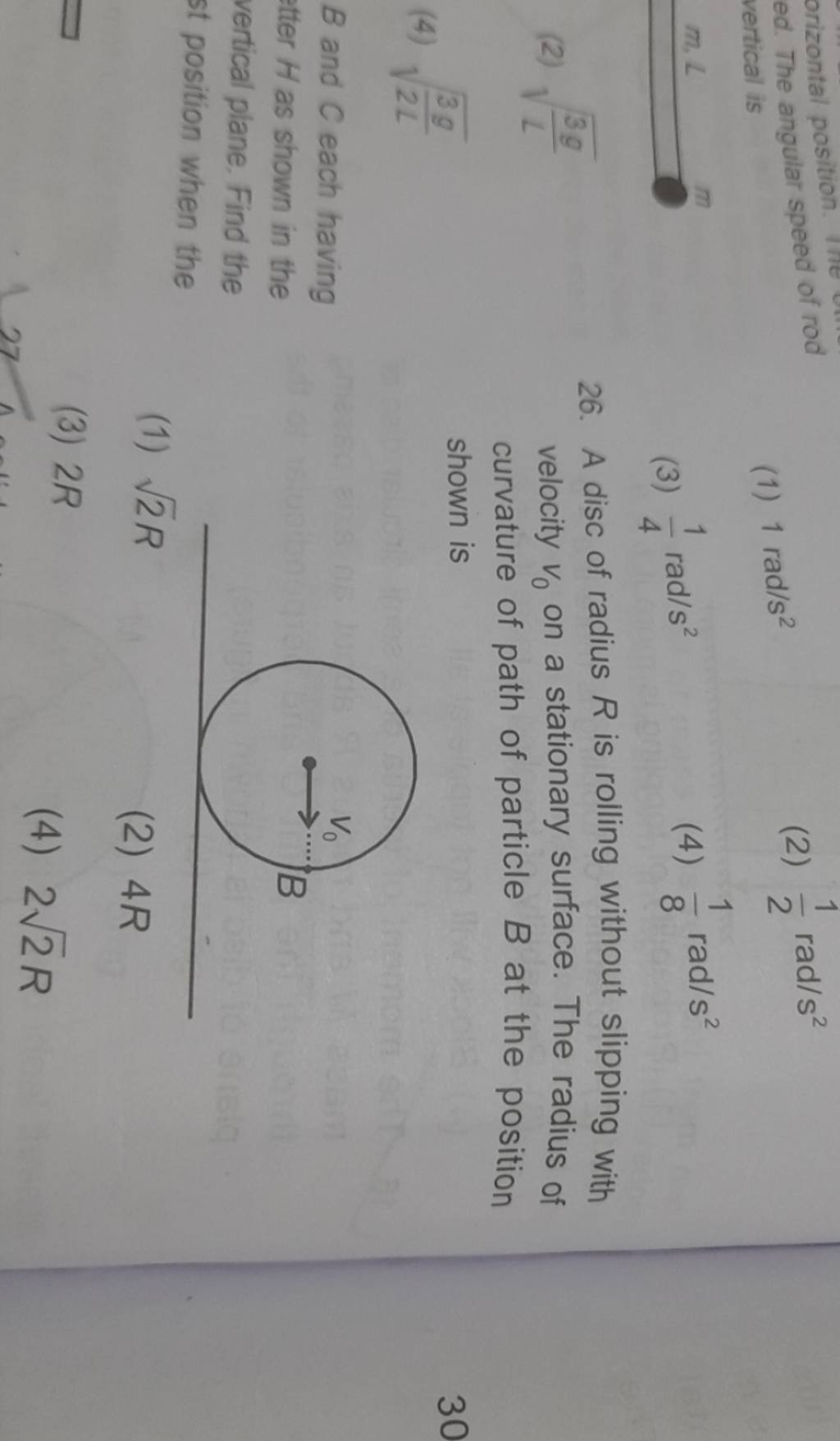 B and C each having etter H as shown in the vertical plane. Find the st p..