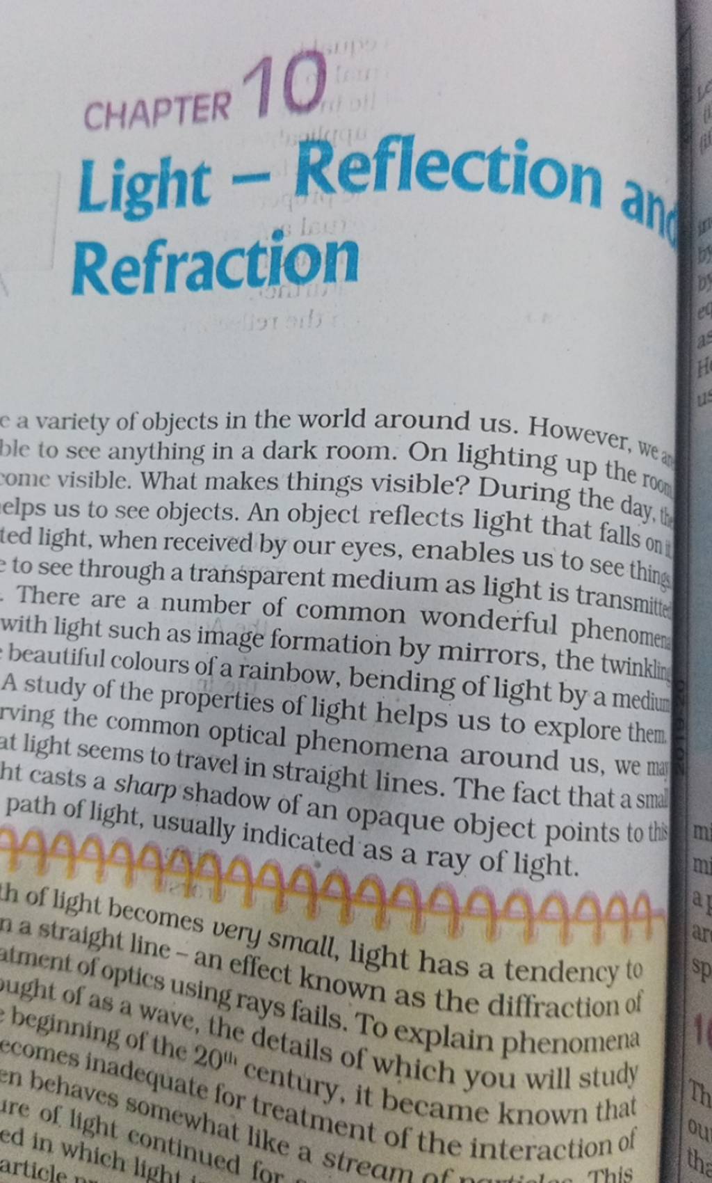 Chapter 10 Light Reflection And Refraction E Variety Of Objects In The