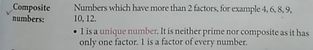Composite Numbers which have more than 2 factors, for example 4,6,8,9, n..