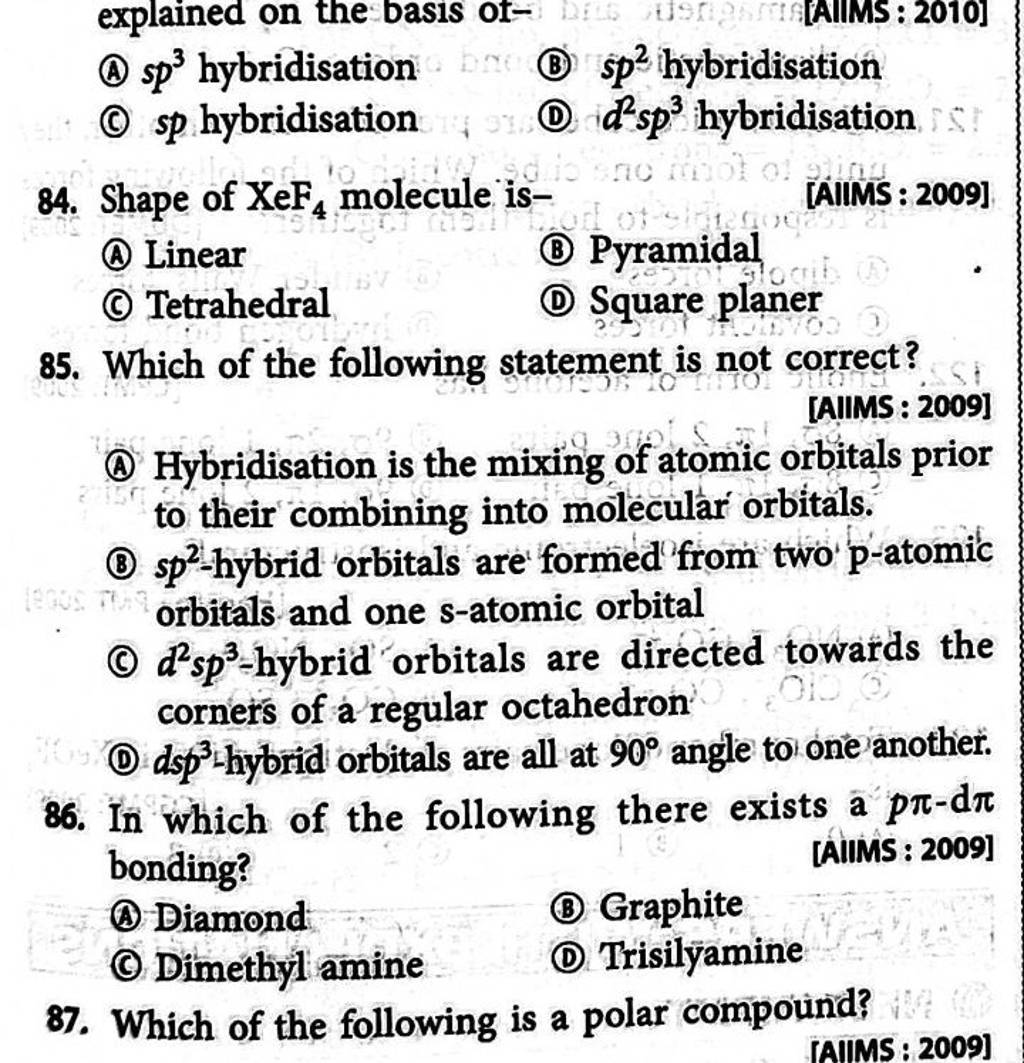 Sp2 Hybrid Orbitals Are Formed From Two P Atomic Orbitals And One S Atom