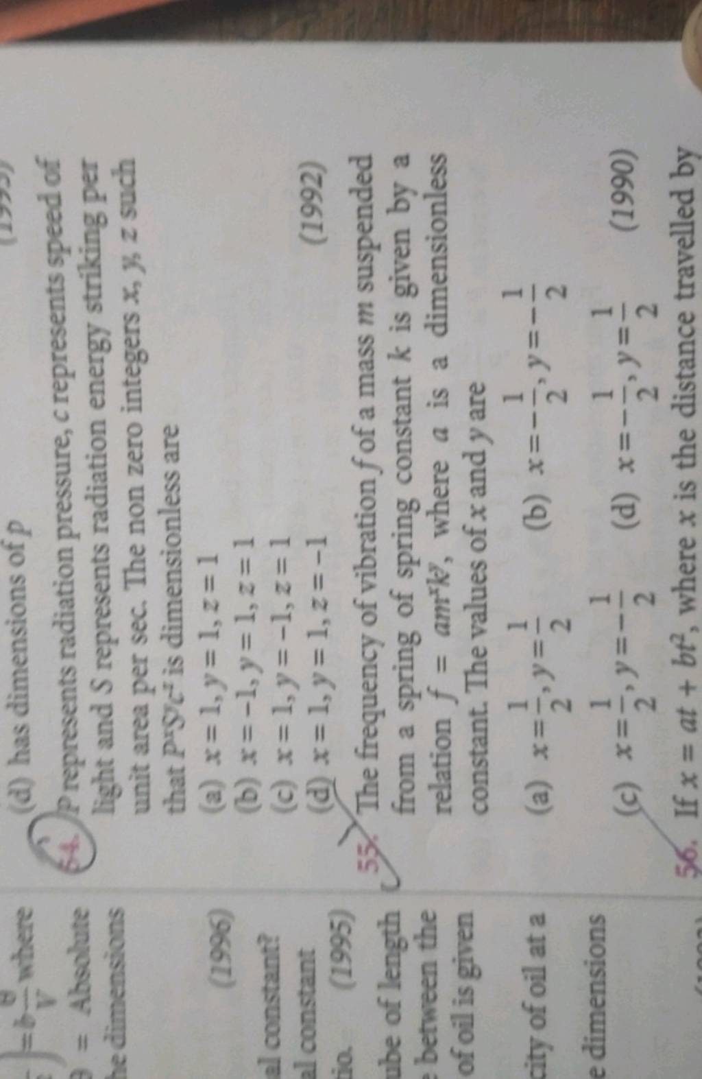 =by8 where = Absolute dimensions (1996) al constant? al constant tio. (1..