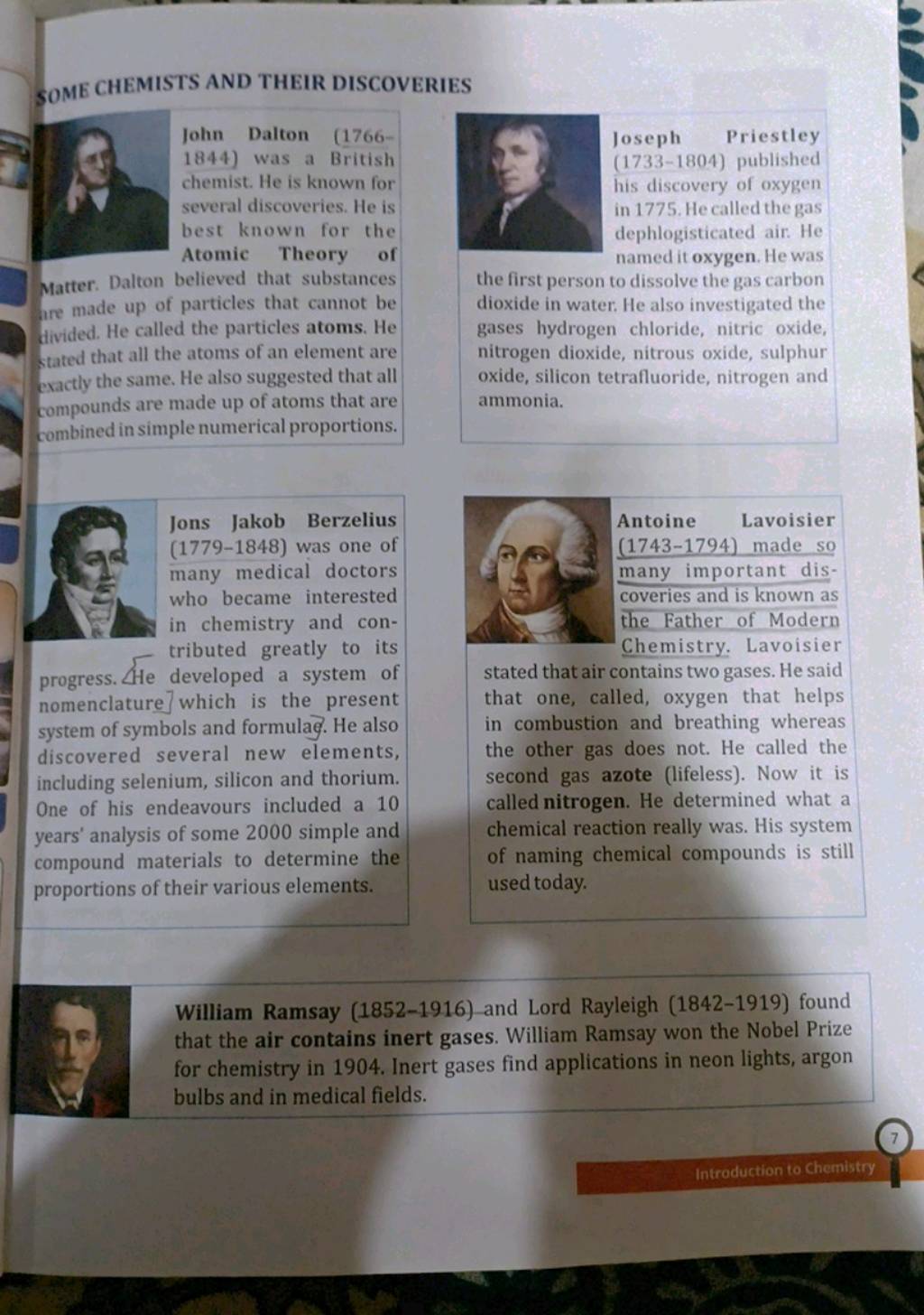 S John Dalton Discoveries