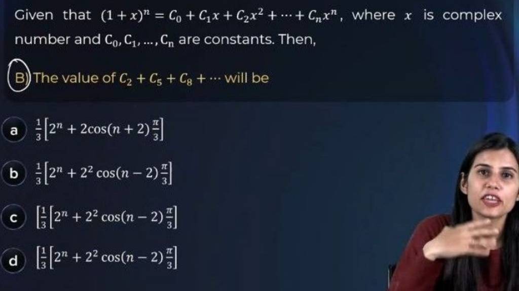 Given that (1+x)n=C0 +C1 x+C2 x2+⋯+Cn xn, where x is complex number and C..