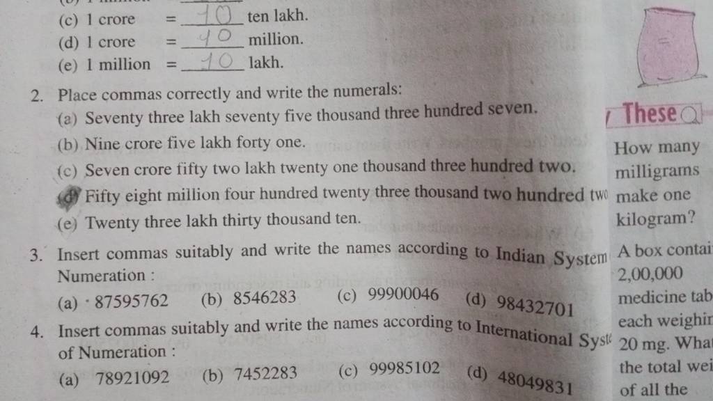 I These (8) Fifty eight million four hundred twenty three thousand two hu..