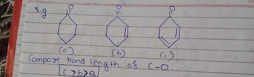 E G O C1cc2ccc1c2 O C1c Cccc1 O C1c Cc Cc1 A B C Compare Bond Lengt