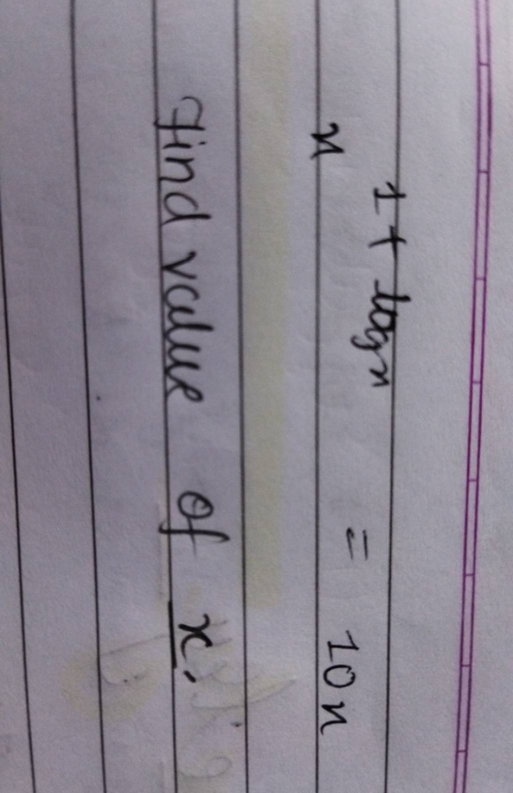 X1 logx 10x Find Value Of X Filo x1-logx-10x-find-value-of-x-filo