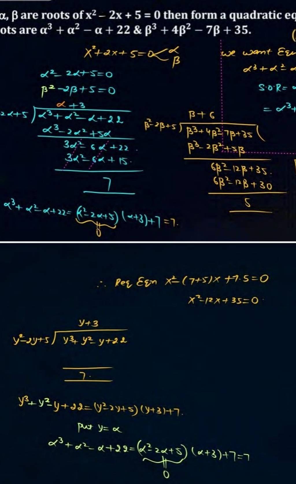are-roots-of-x2-2x-5-0-then-form-a-quadratic-eq-ots-are-3-2-22-3