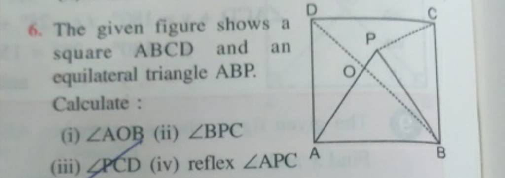 Geometry Abcd Is A Square And Aeb Is An Equilateral