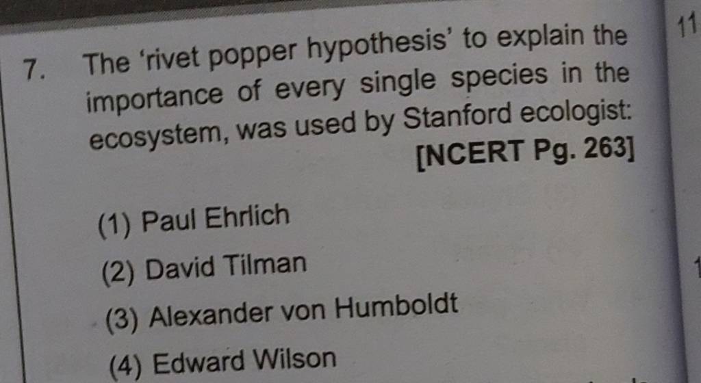 The 'rivet popper hypothesis' to explain the importance of every single s..