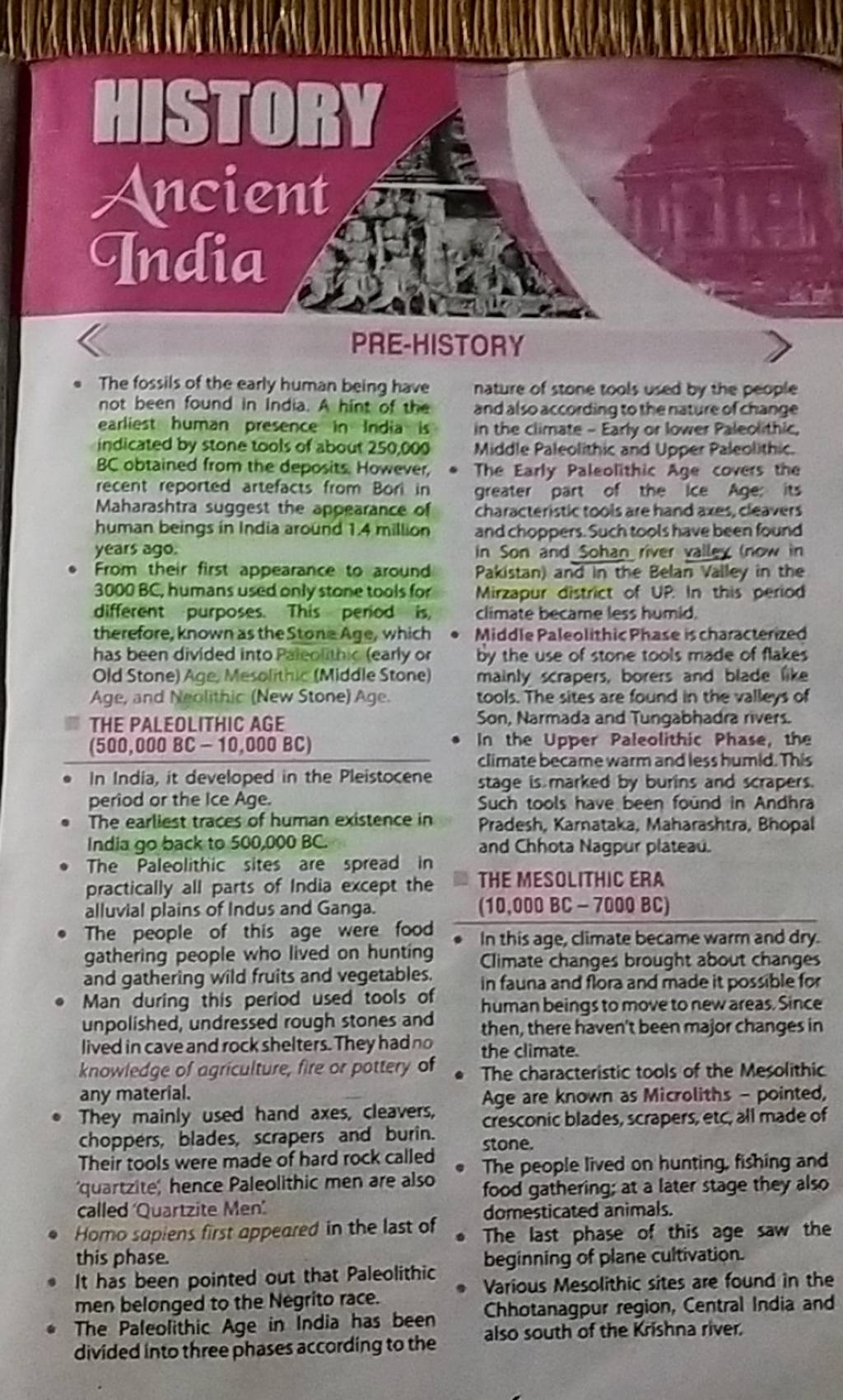 13. Ancient cindia Tip ve 7 in PRE-HISTORY - The fossils of the early hum..