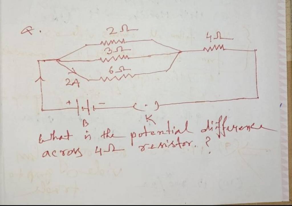 What Is The Potential Difference Across 4 Resistor Filo what-is-the-potential-difference-across-4-resistor-filo