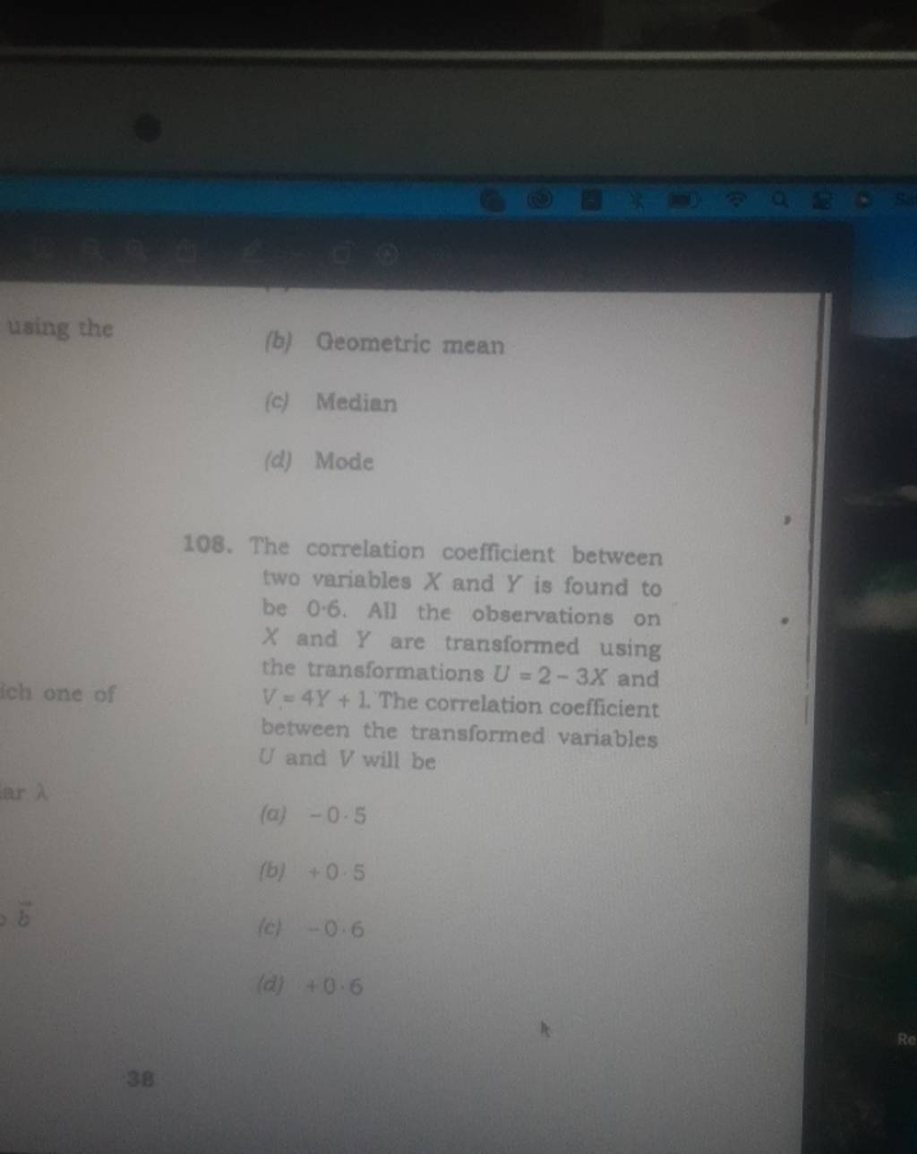 The Correlation Coefficient Between Two Variables X And Y Is Found To Be