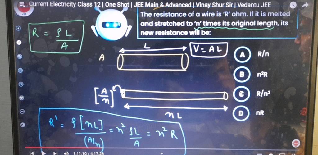 Current Electricity Class 12 | One Shot | JEE Main & Advanced | Vinay Shu..