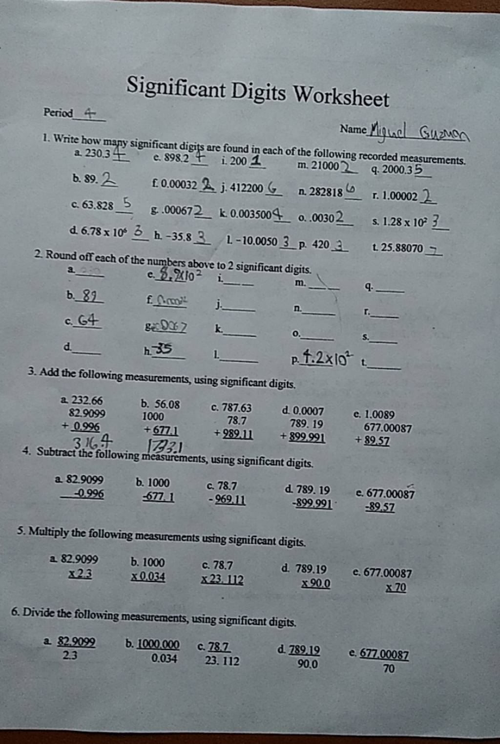 Subtract the following measurements, using significant digits. | Filo Subtract the following measurements, using significant digits. | Filo