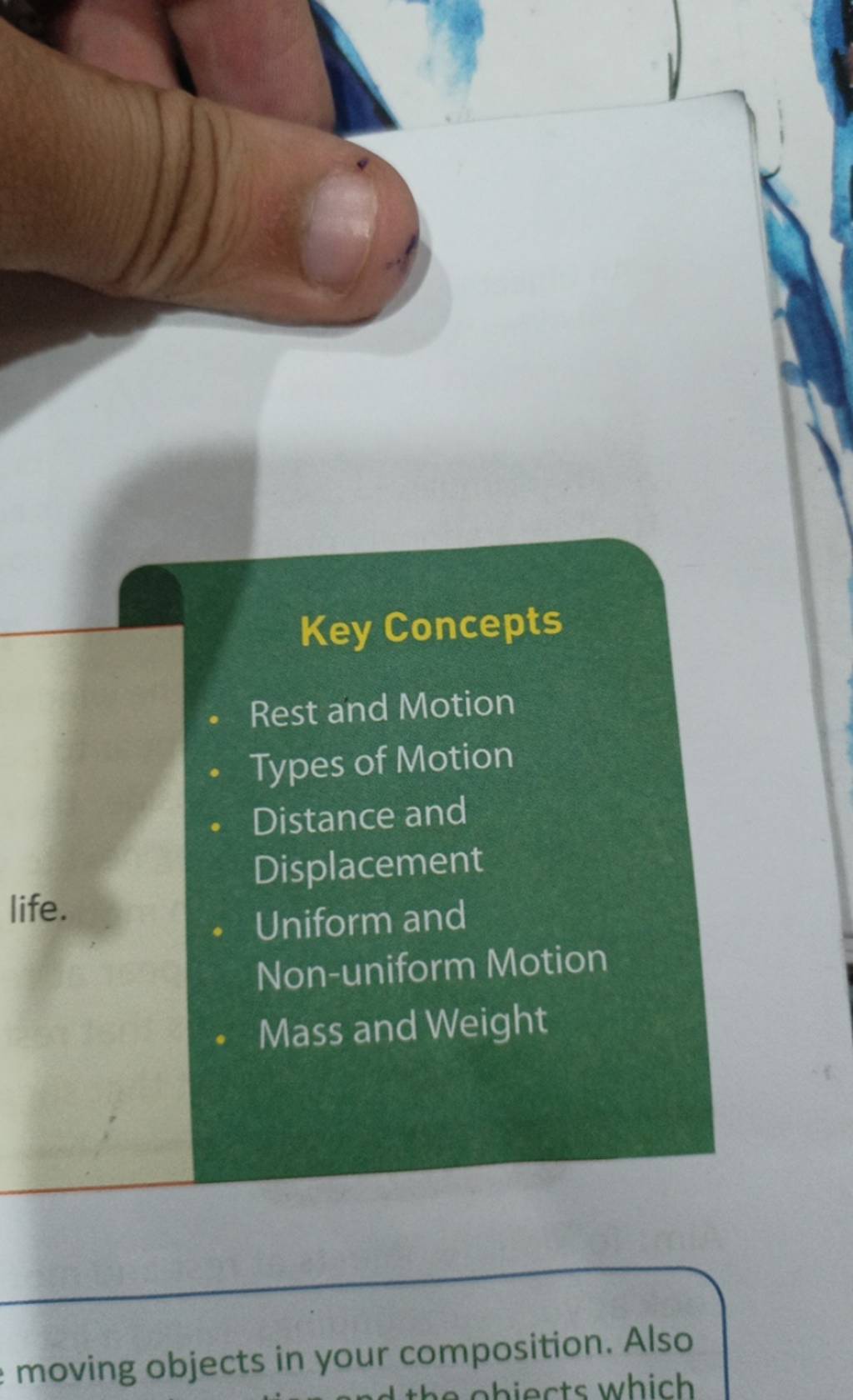 Key Concepts - Rest and Motion - Types of Motion - Distance and Displacem..