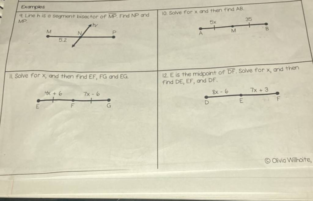 Segment Bisector