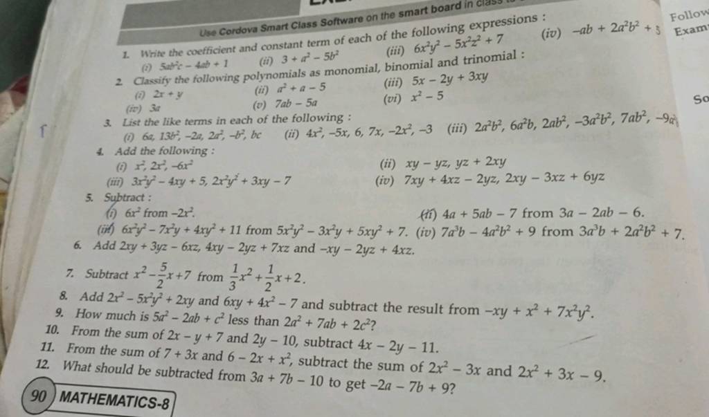 binomial and trinomial : | Filo