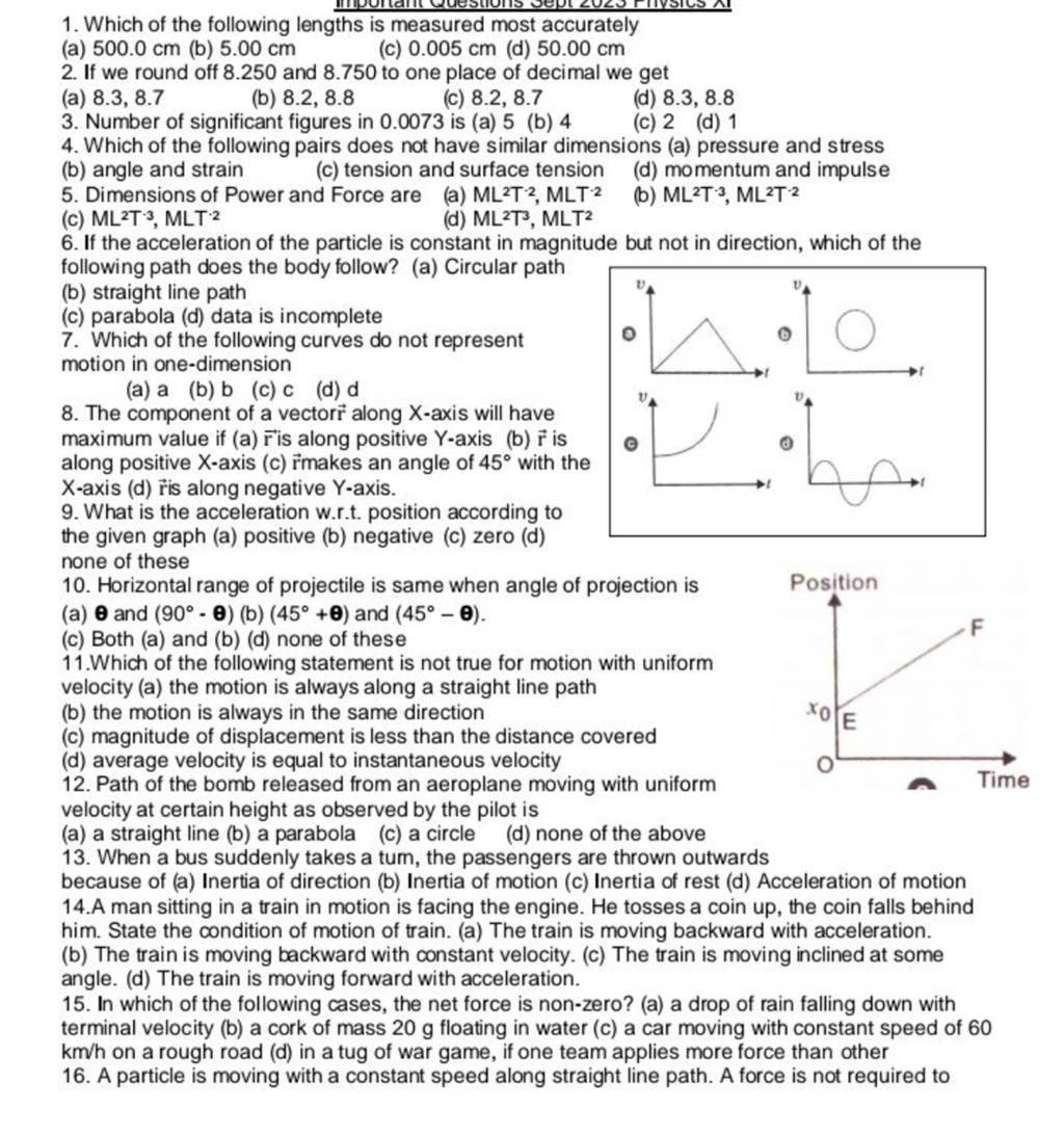The Component Of A Vector R Along X Axis Will Have Maximum Value If A R
