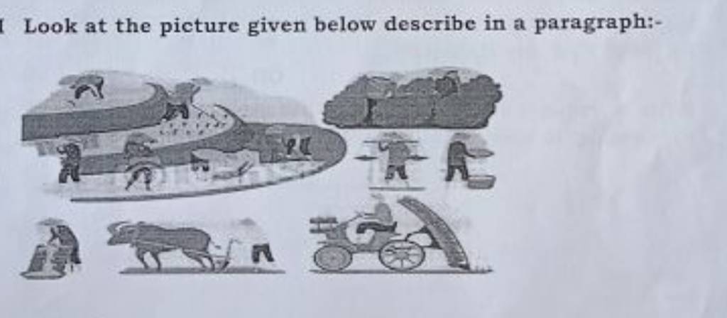 Look at the picture given below describe in a paragraph: | Filo