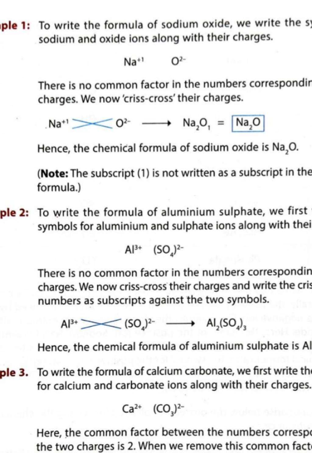 ple 1: To write the formula of sodium oxide, we write the sodium and oxid..