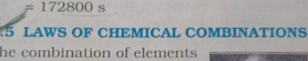 5 LAWS OF CHEMICAL COMBINATIONS he combination of elements | Filo