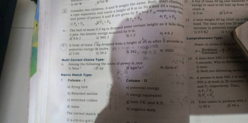 The ball of mass 0.5 kg is dropped some certain height as it falls throy The ball of mass 0.5 kg is dropped some certain height as it falls throy
