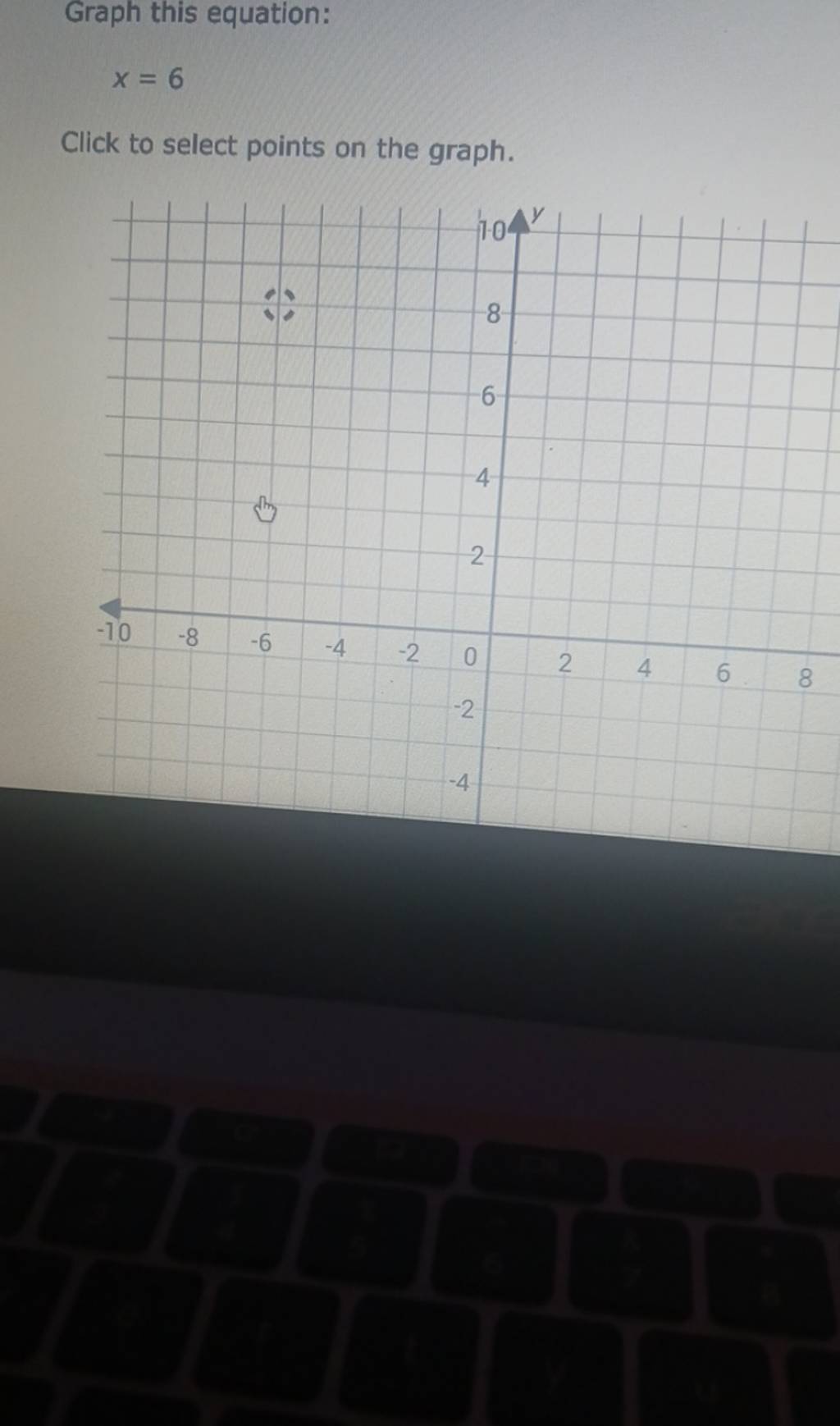 Graph This Equation X6 Click To Select Points On The Graph Filo 