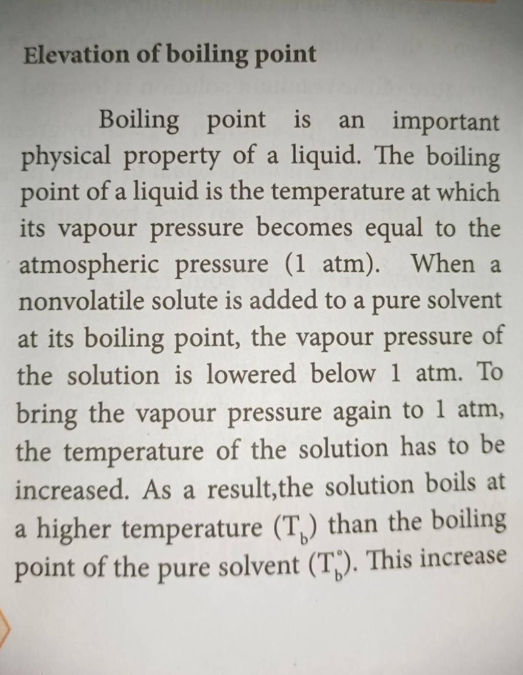Elevation of boiling point Boiling point is an important physical propert..