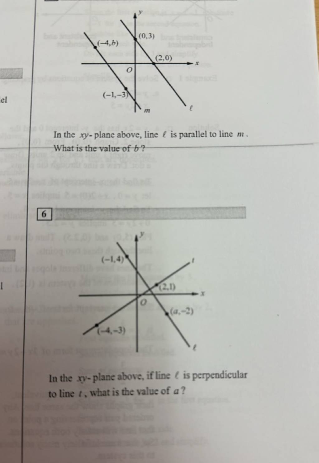 In The Xy Plane Above Line ℓ Is Parallel To Line M What Is The Value Of