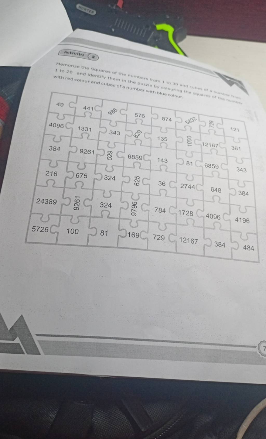 49 Memorize the Squares of the numbers from 1 to 30 and cubes of a number..