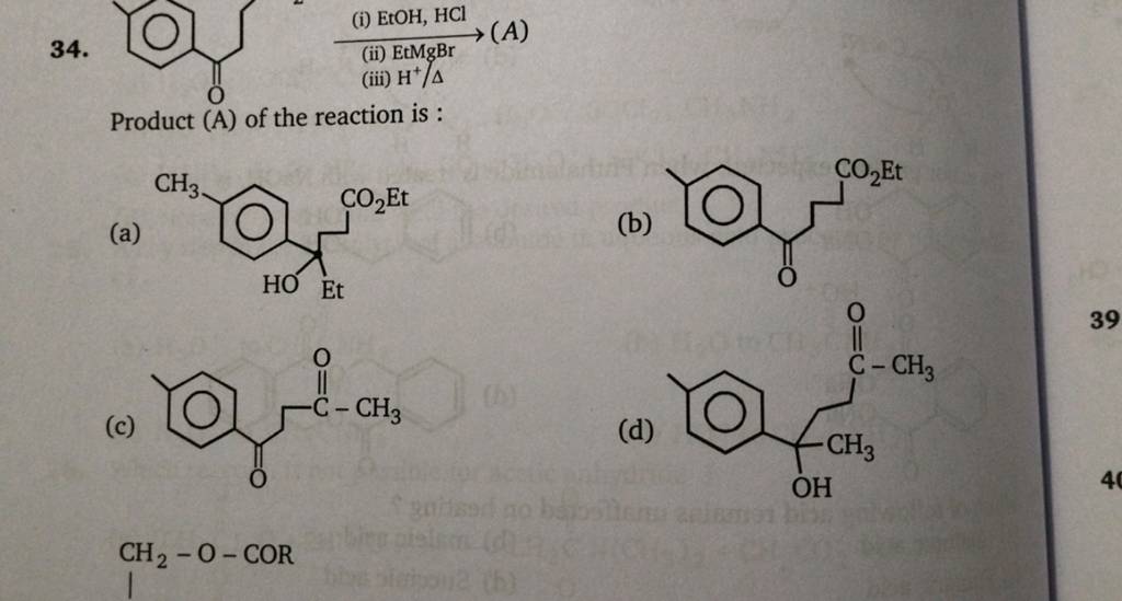 34 Cccc O C1ccc C Cc1 Ii Etmgbr A Iii H Δ Product A Of The Re