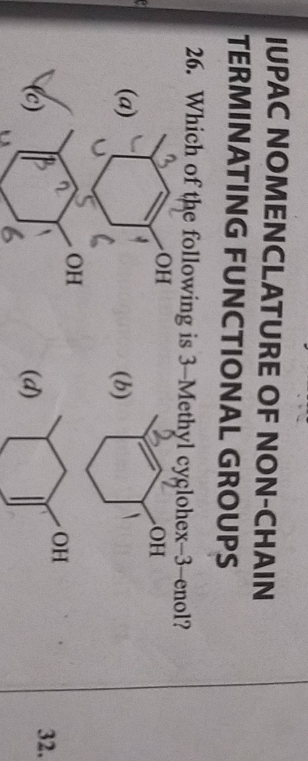 Iupac Nomenclature Of Non Chain Terminating Functional Groups Filo