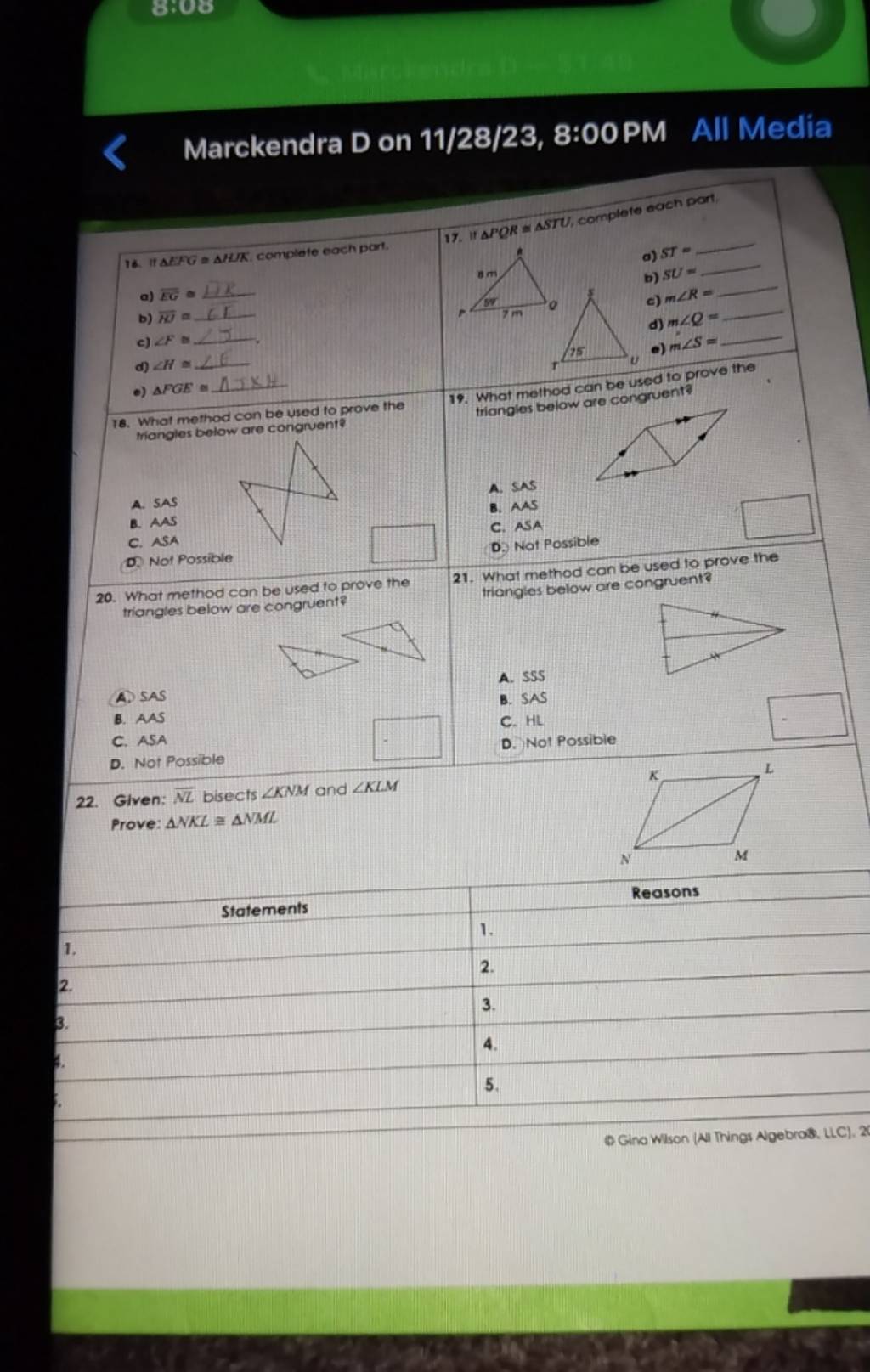 What method can be used to prove the triangles below are congruent? | Filo What method can be used to prove the triangles below are congruent? | Filo